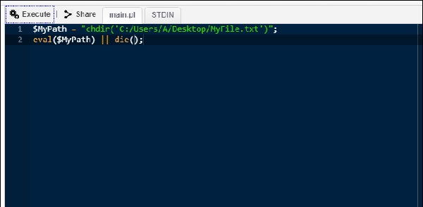 Perl 中的"do something OR DIE()"如何工作? | w3schools 教程